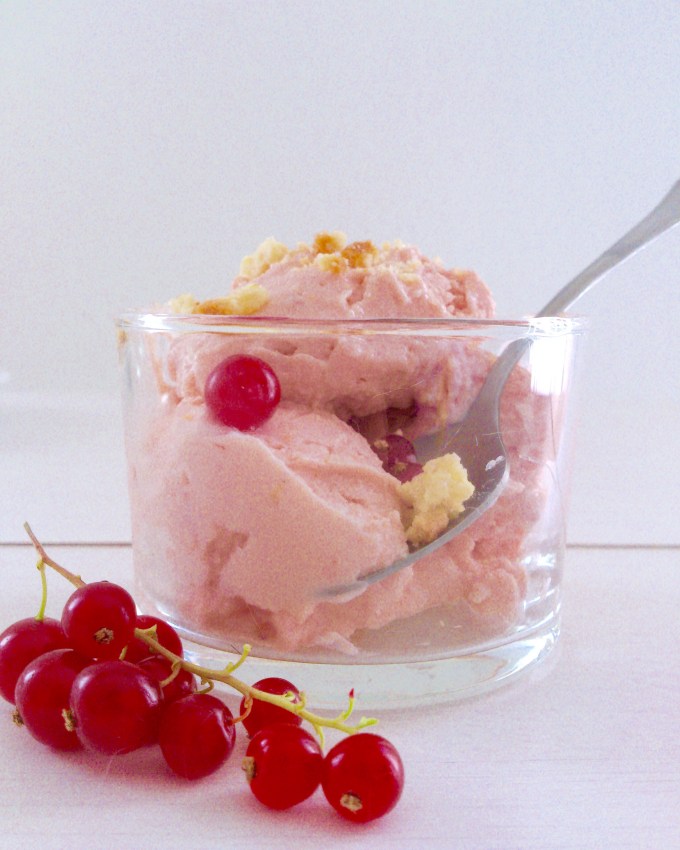 Frozen Yogurt aux groseilles (sans sorbetière) – Élo dans la Farine